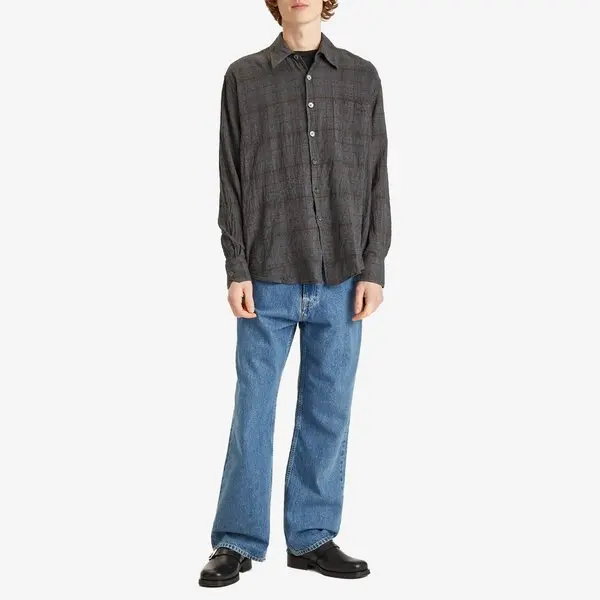 Our Legacy Above Shirt In Bazaar Check Breeze Weave - 40% Off